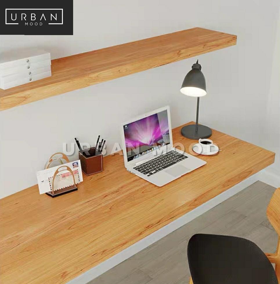 TIMON Scandinavian Floating Study Table, Furniture & Home Living ...