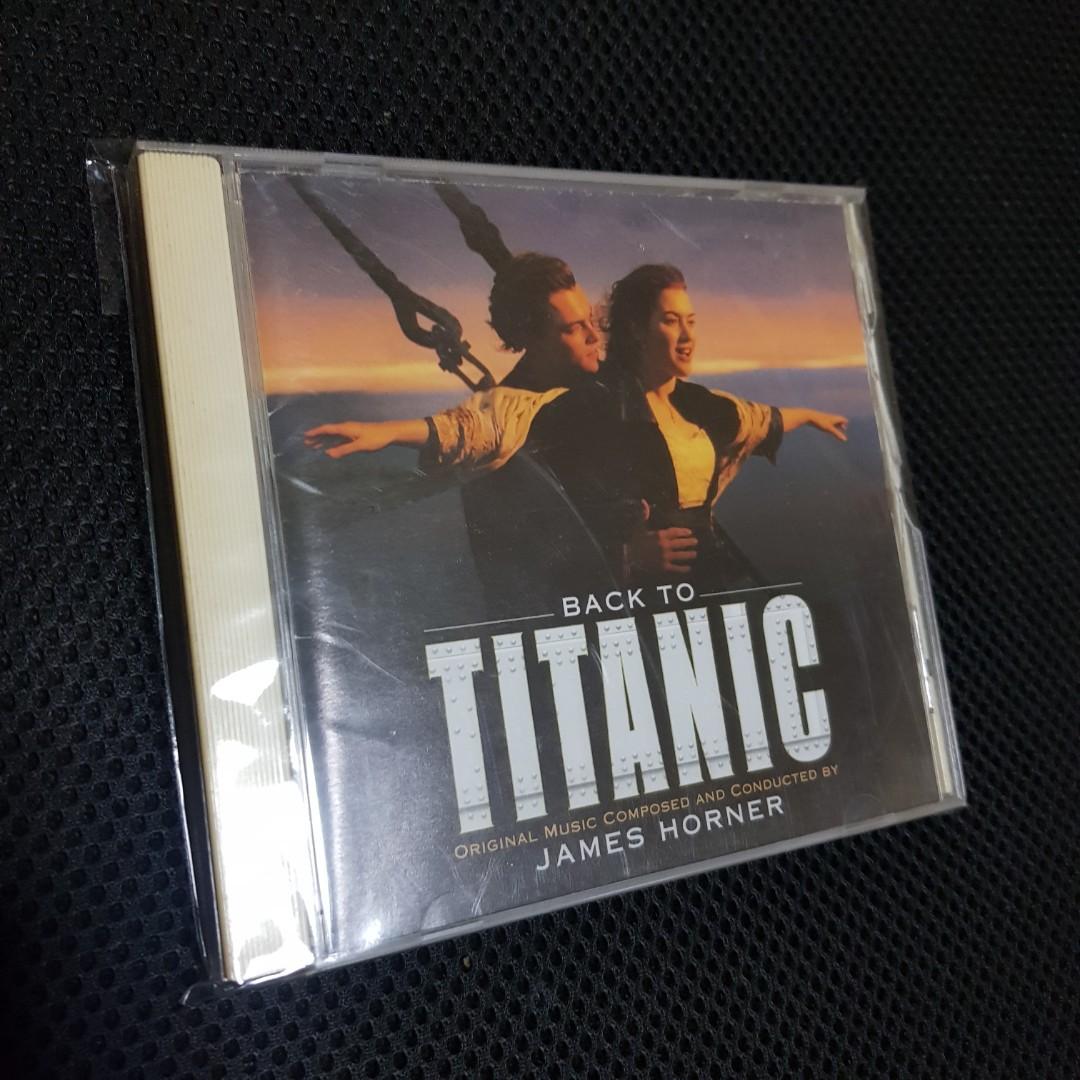 TITANIC OST BACK TO TITANIC LEONARDO DI CAPRIO KATE WINSLET JAMES HORNER CD POSTER JAPAN CELINE ...