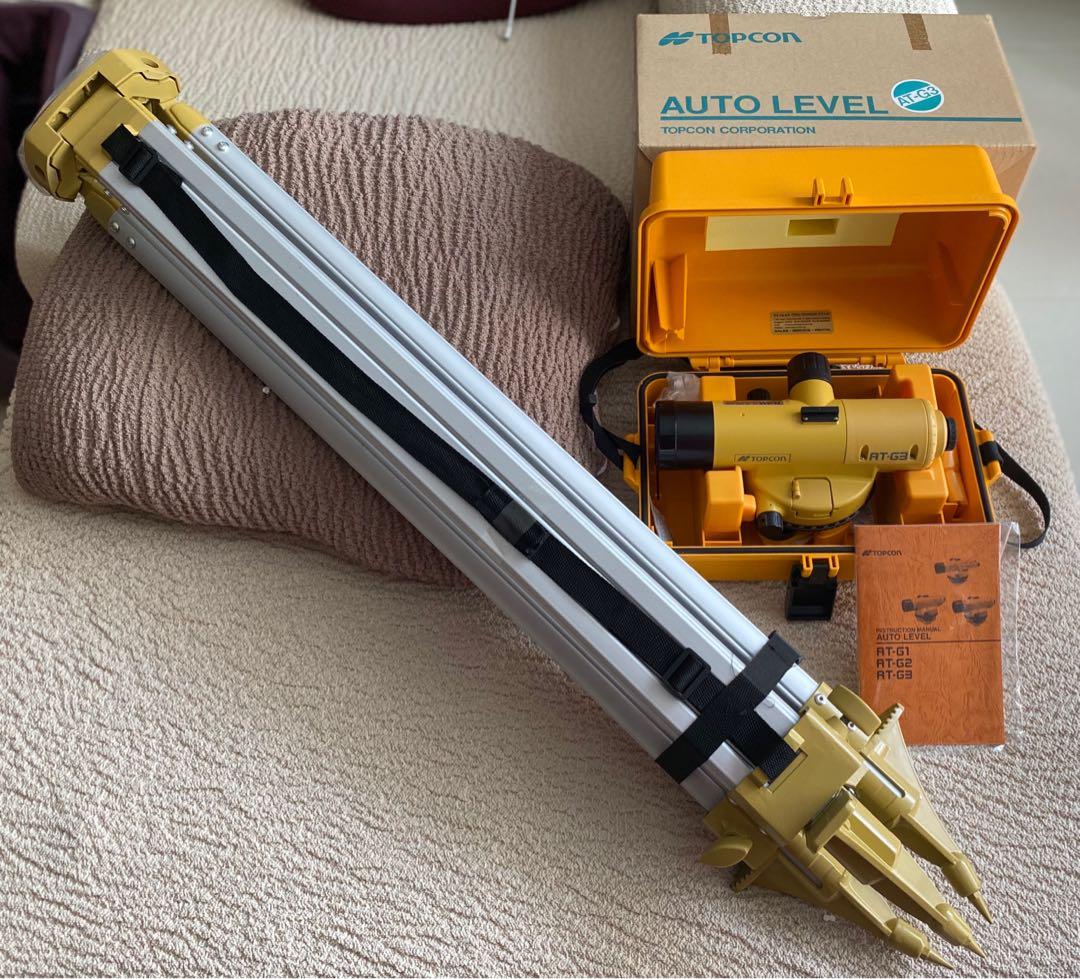 Topcon AT-G3, 30x Magnification Automatic Level Kit (Includes Tripod ...