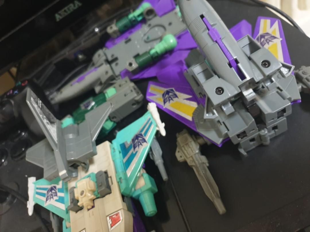 Transformers hasbro Powermaster Darkwing & Dreadwind Takara Masterforce ...