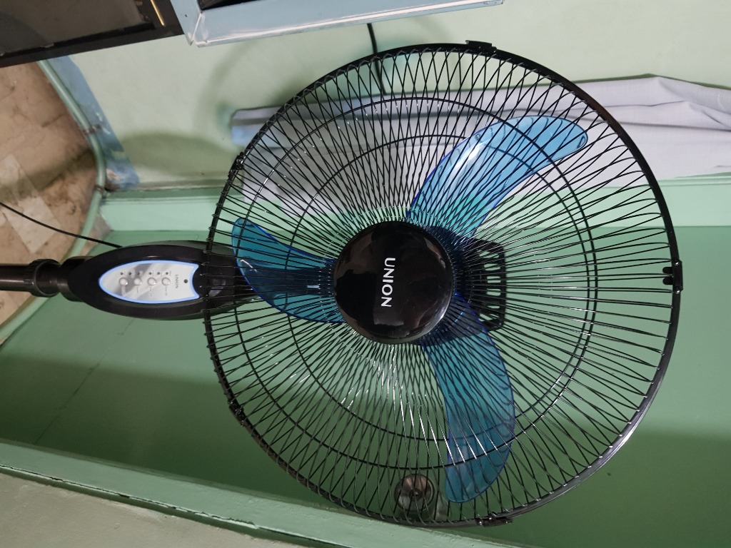 Union Stand Fan with remote control, Furniture & Home Living, Lighting ...