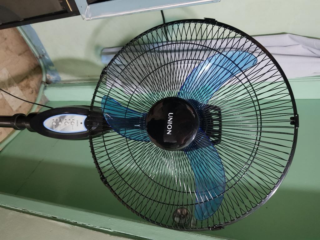 Union Stand Fan with remote control, Furniture & Home Living, Lighting ...