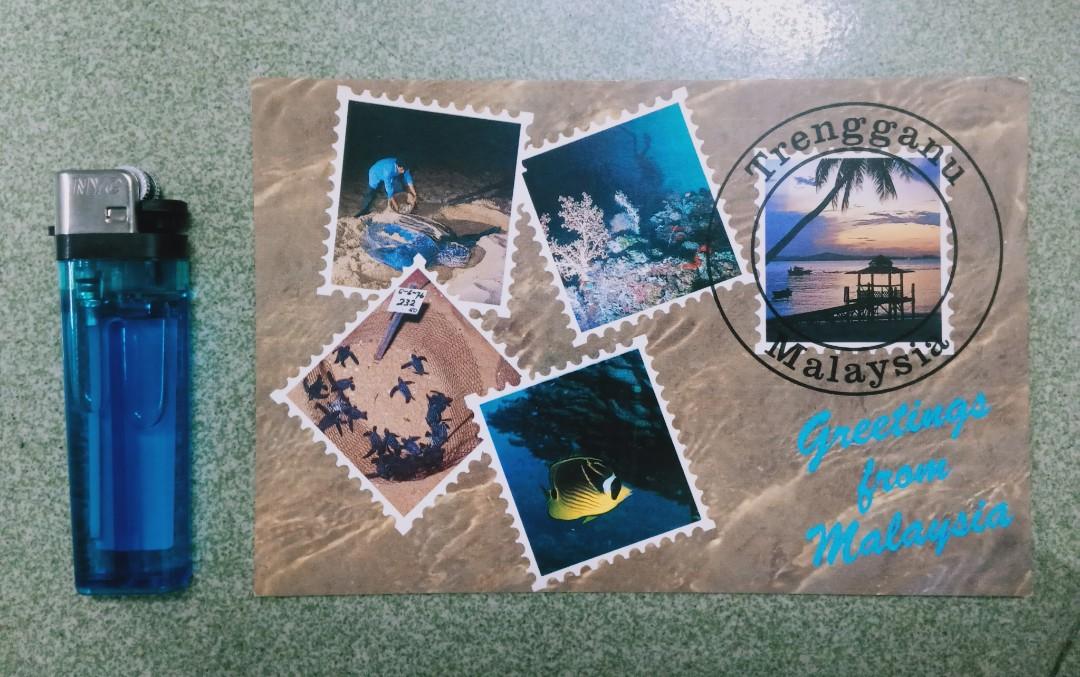 Vintage 80's/90's Postcard/Poskad of Greetings from Malaysia ...