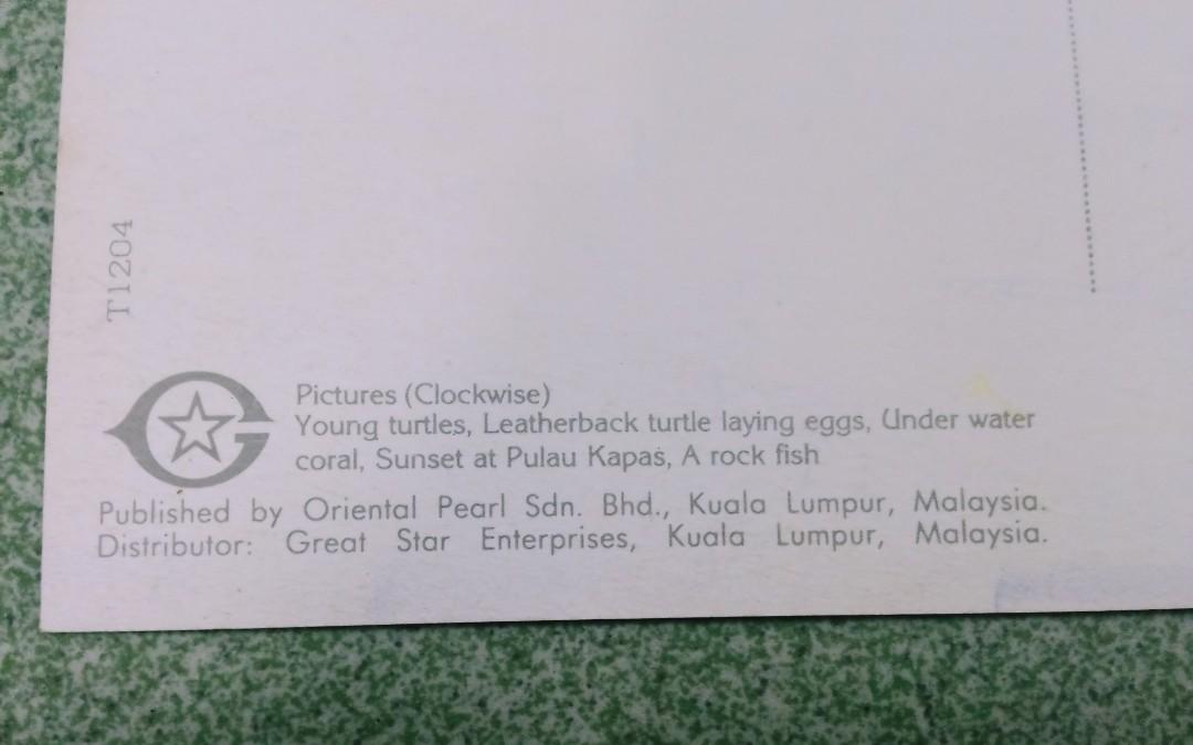 Vintage 80's/90's Postcard/Poskad of Greetings from Malaysia ...