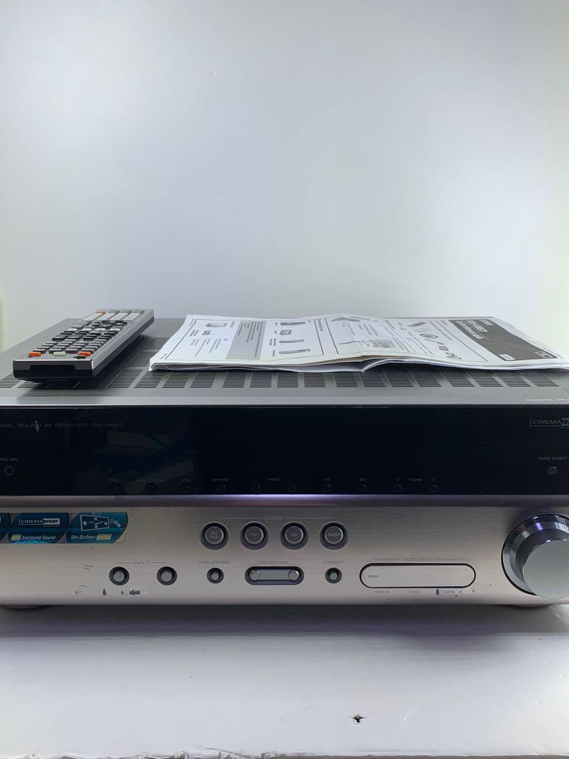 Yamaha RX-V667 7.1 AV Receiver, Audio, Other Audio Equipment on Carousell