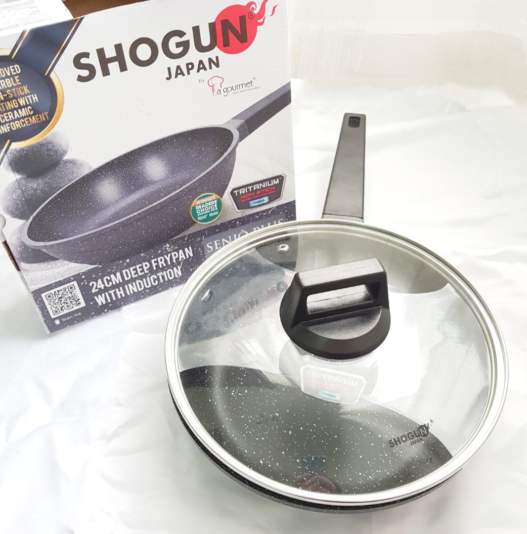 24cm La gourmet Shogun Senjo Plus Marble Series DEEP FRYPAN, Furniture ...