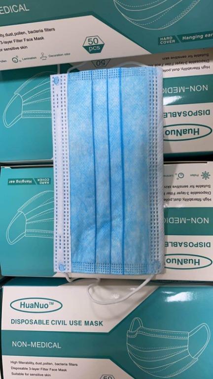 3ply 95% BFE surgical mask CE, Health & Beauty, Face & Skin Care on ...