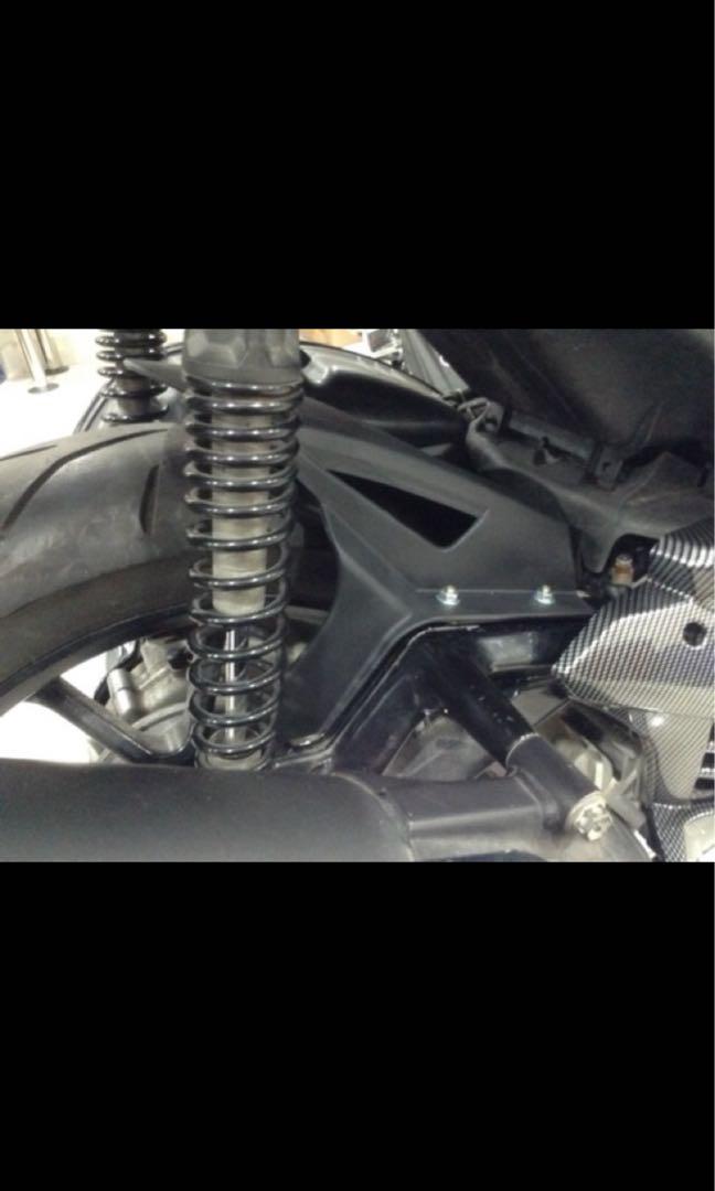 Aerox Rear Hugger, Motorcycles, Motorcycle Accessories on Carousell