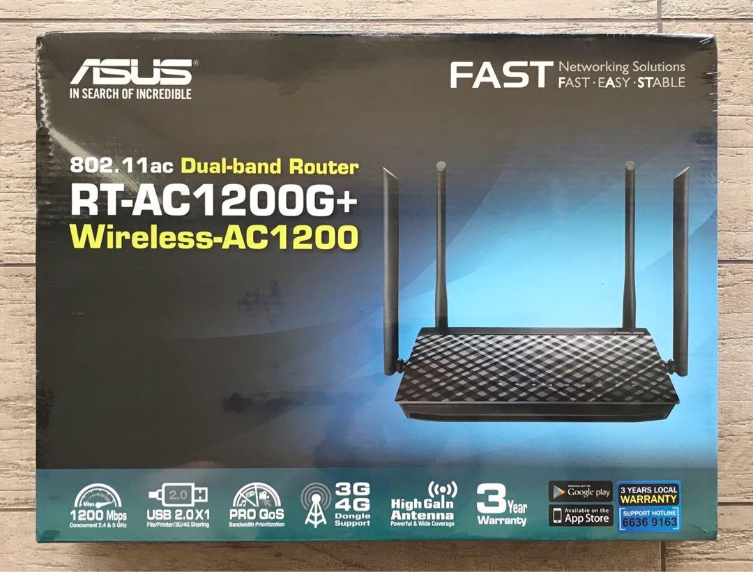 Asus Router (AC-1200), Computers & Tech, Parts & Accessories ...