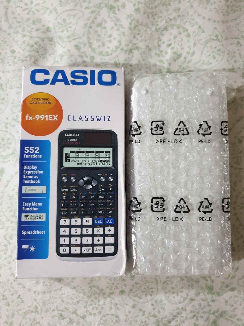 Casio Scientific Calculator fx-991EX, Computers & Tech, Office ...