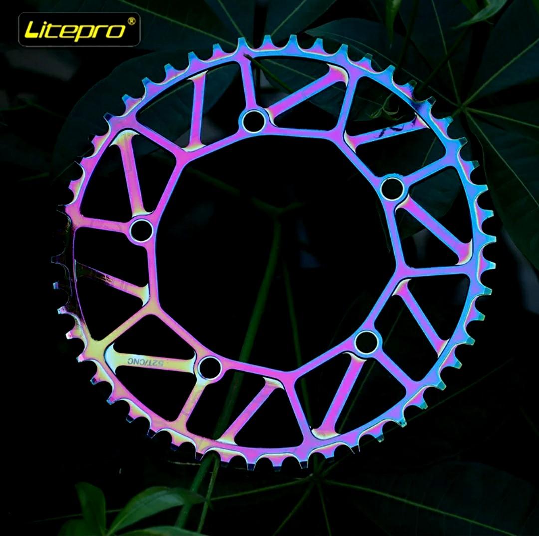 ***Chainring Litepro 130BCD Chainwheel Narrow Width Anti-Hanging Chain ...