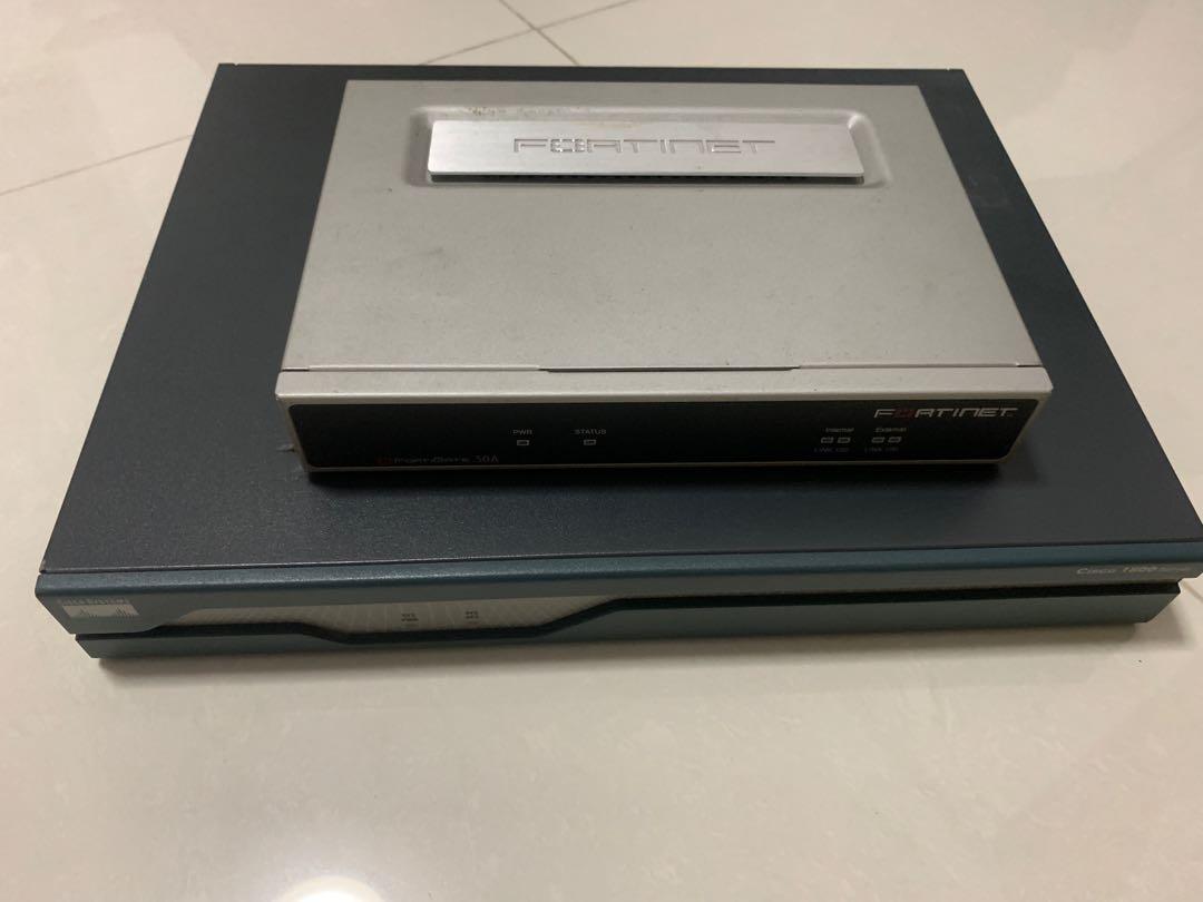 Cisco Router And Fortigate Firewall Computers And Tech Parts And Accessories Networking On Carousell