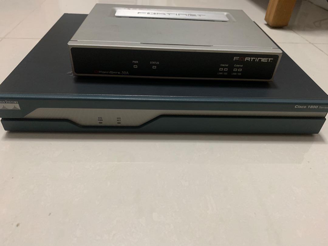 Cisco Router And Fortigate Firewall Computers And Tech Parts And Accessories Networking On Carousell