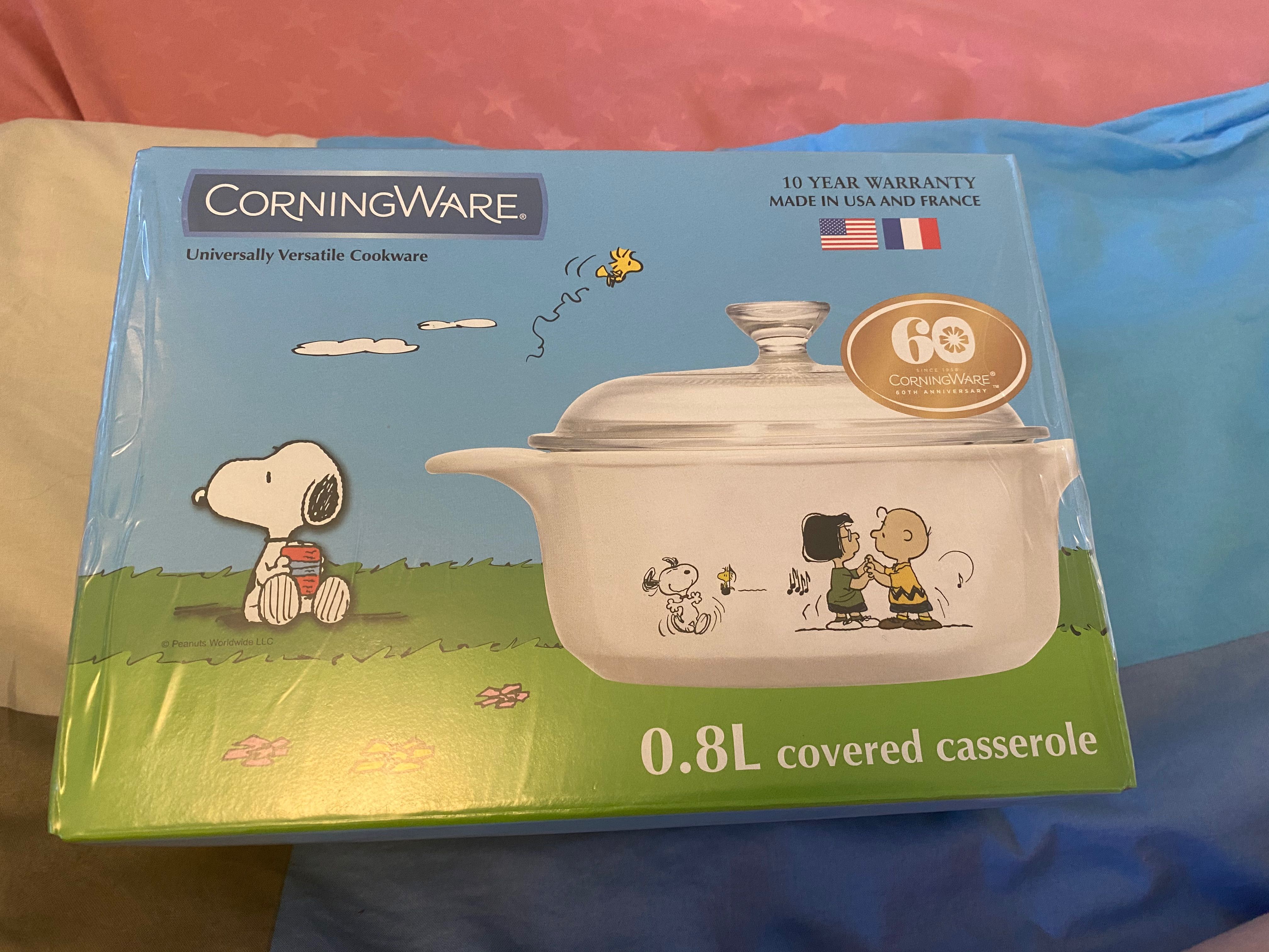 corningware snoopy casserole container, Home Appliances, Kitchenware on ...