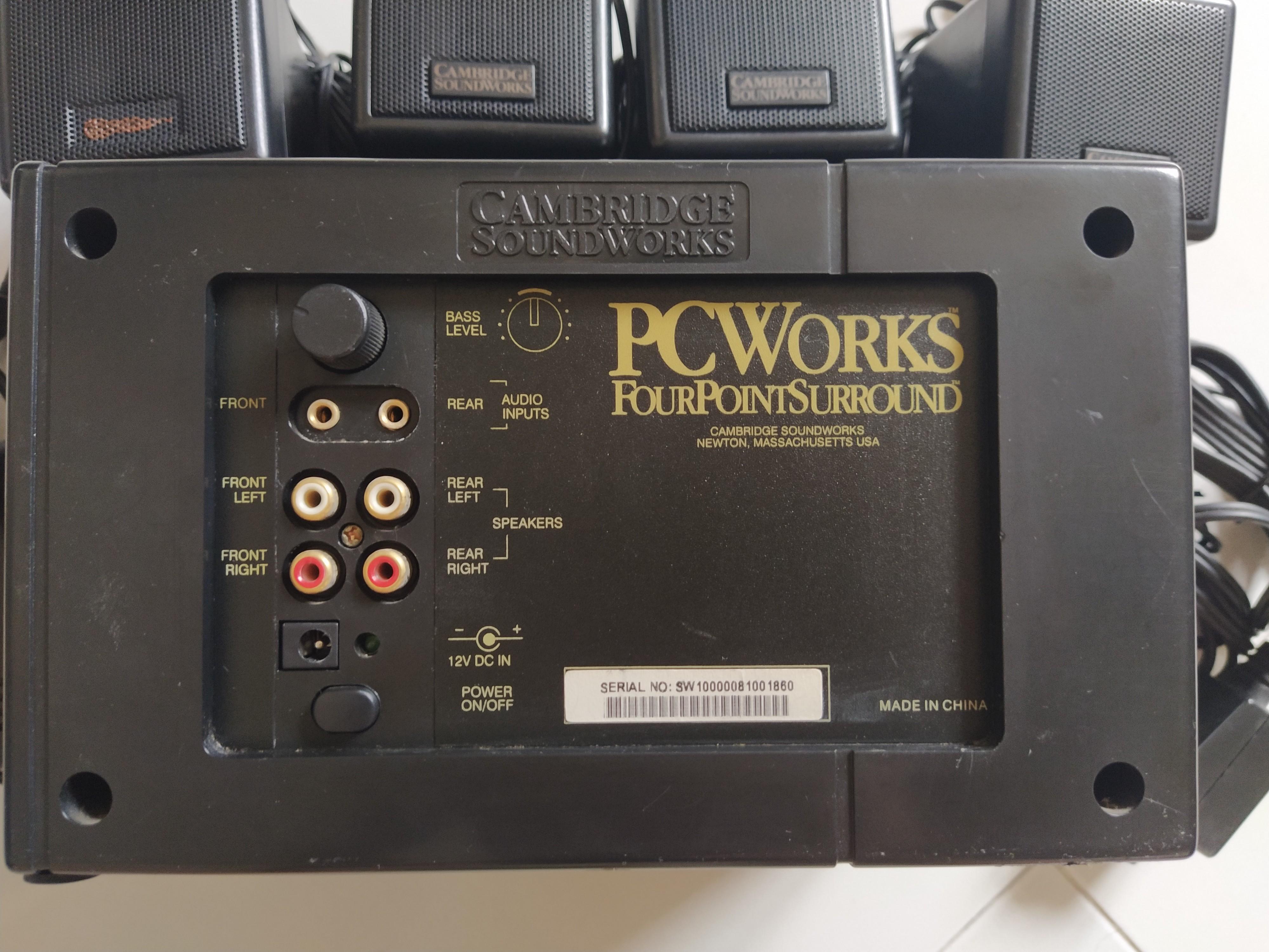 Creative Sound Blaster Surround Sound Speaker 4.1 (Cambridge Soundworks ...