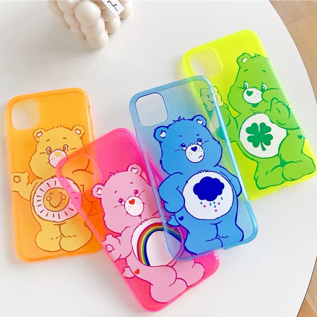 Cute Carebears iPhone Handphone Cover Case, Mobile Phones & Tablets ...