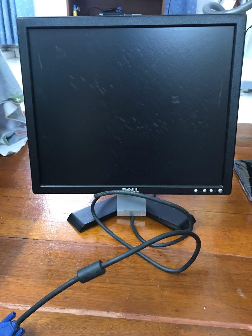 Dell 17 inch 17” monitor VGA, Computers & Tech, Parts & Accessories ...