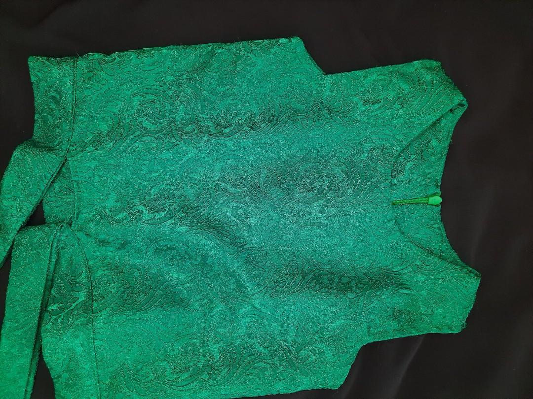 Emerald green designer tops for 3-4years girl, Bayi & Anak, Baju Anak ...