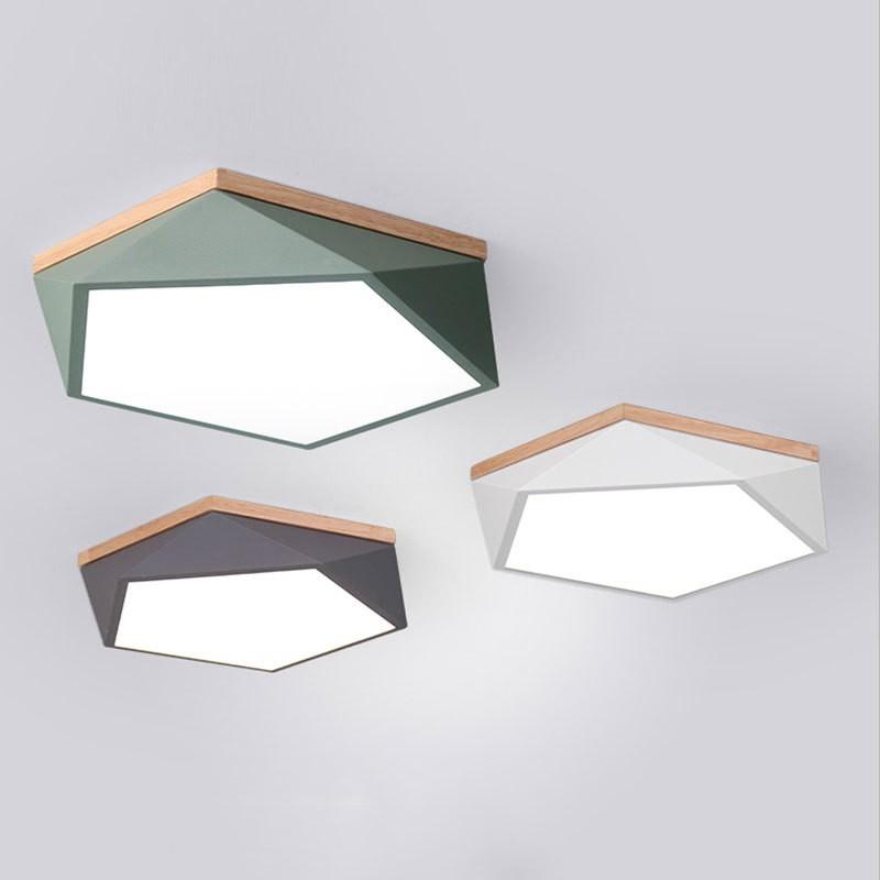 SKU:1862-Diamond shape/Pentagon led ceiling light, Furniture & Home ...