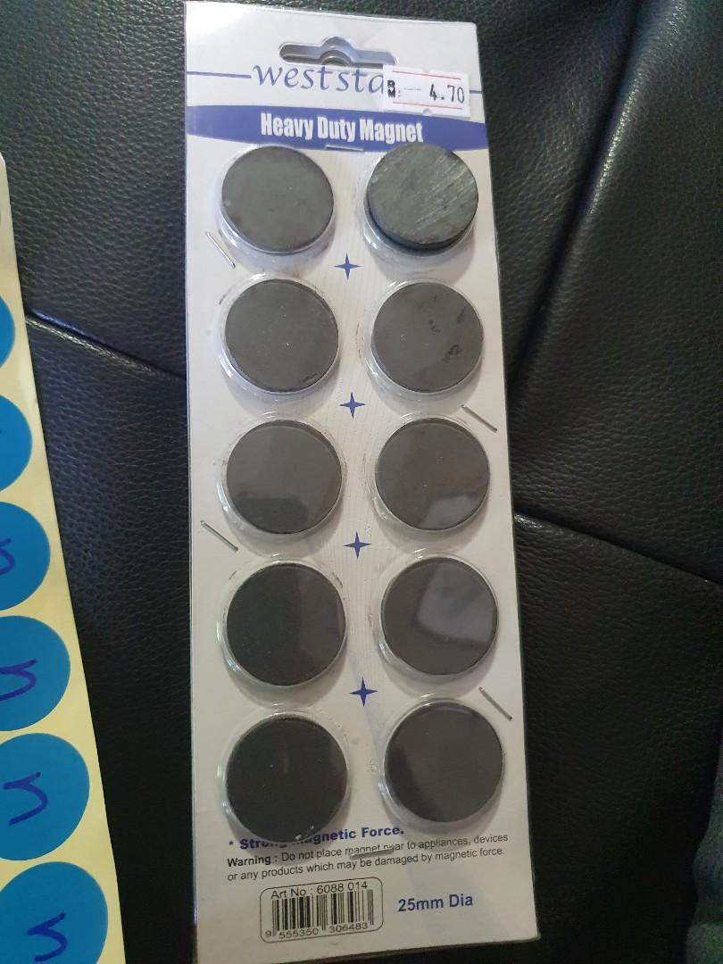 Heavy Duty Round Magnet, Design & Craft, Craft Supplies & Tools on ...
