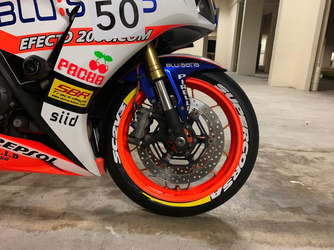 Honda cbr 1000 Tyre bomb / tyre lettering / tyre tag / tire lettering ...