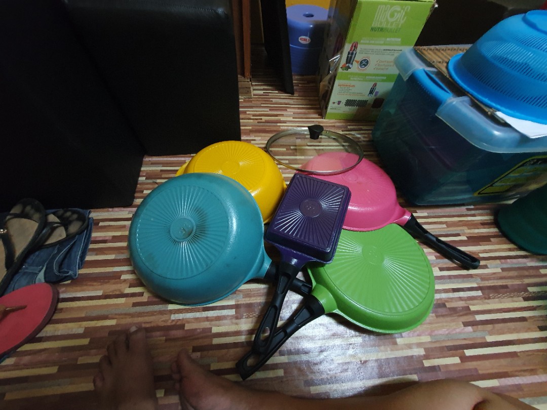 Ilo Rainbow Cookware with free spatula, Furniture & Home Living ...