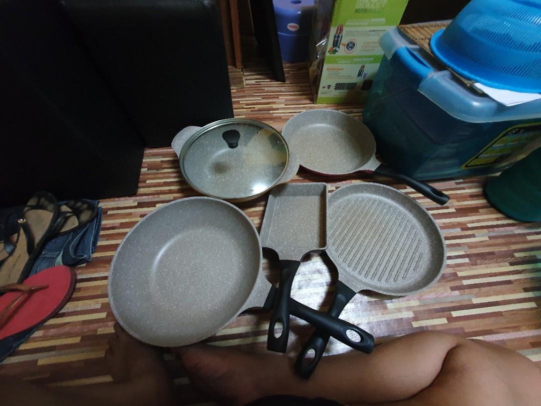 Ilo Rainbow Cookware with free spatula, Furniture & Home Living ...