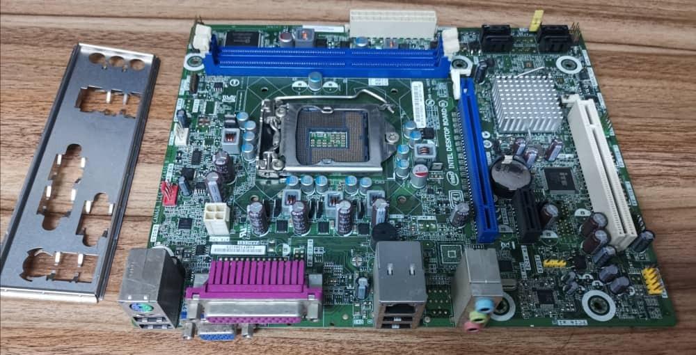 INTEL DH61WW Motherboard Mainboard LGA 1155 + Backplate + Heatsink fan ...