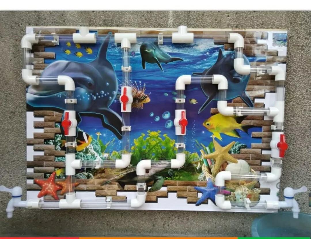 Kids water play pipes sensory, Hobbies & Toys, Toys & Games on Carousell