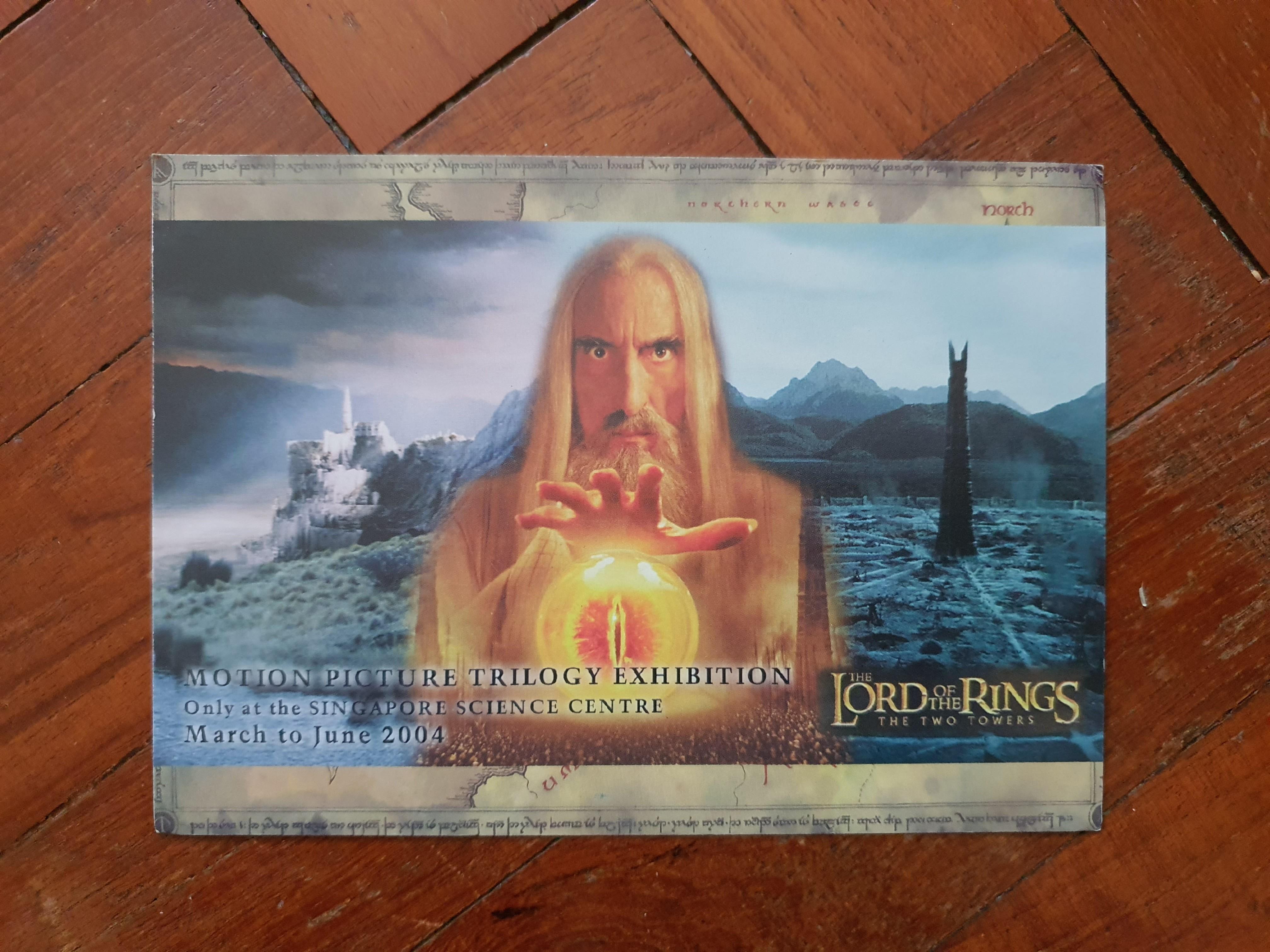 Lord of the Rings Trilogy postcards (set of 3), Hobbies & Toys ...