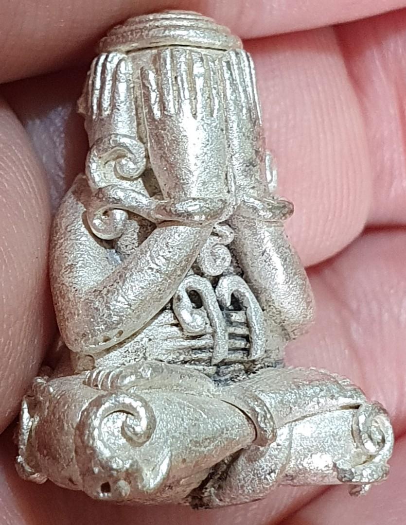 LP Moon LP Mhoon Wat Ban Jan Pidta Maha Chok 2540 Silver, Hobbies ...