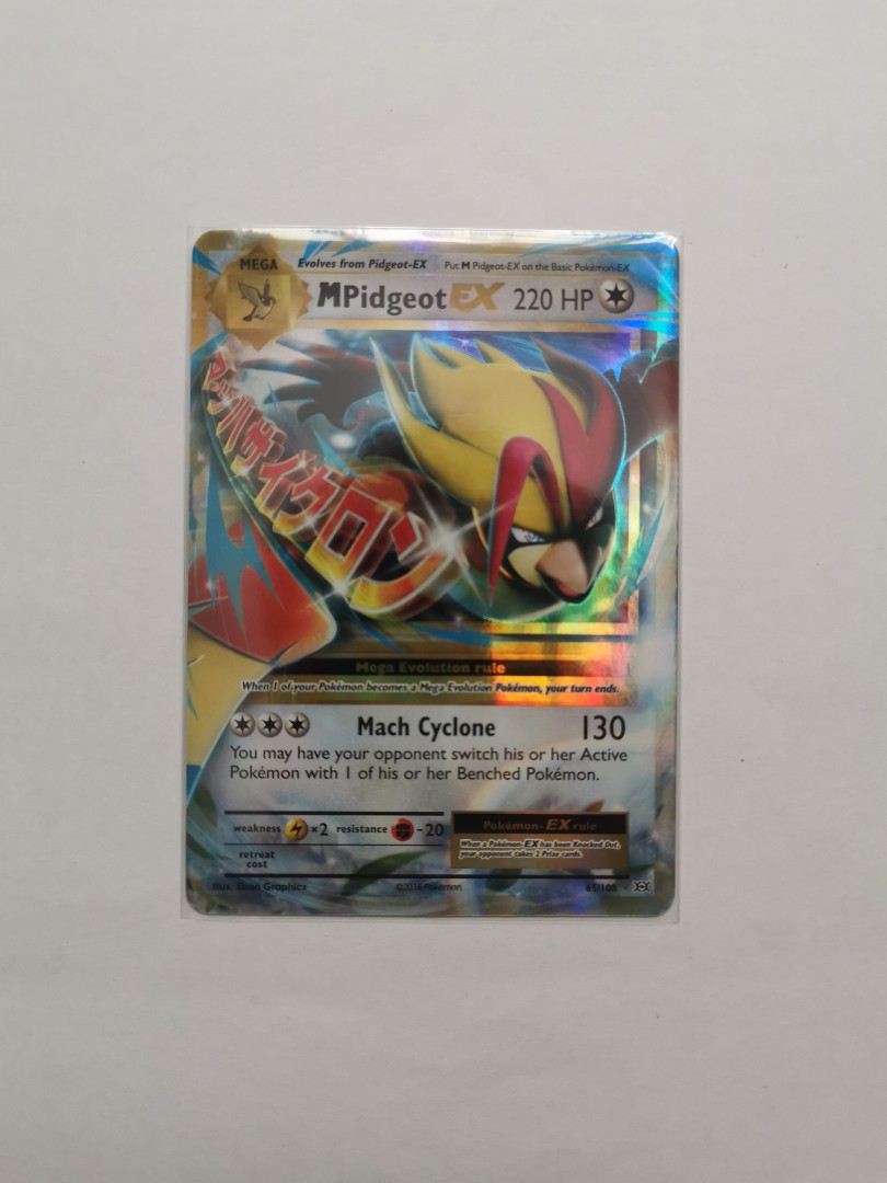 Mega Pidgeot EX - Pokemon TCG XY Evolutions, Hobbies & Toys, Toys ...