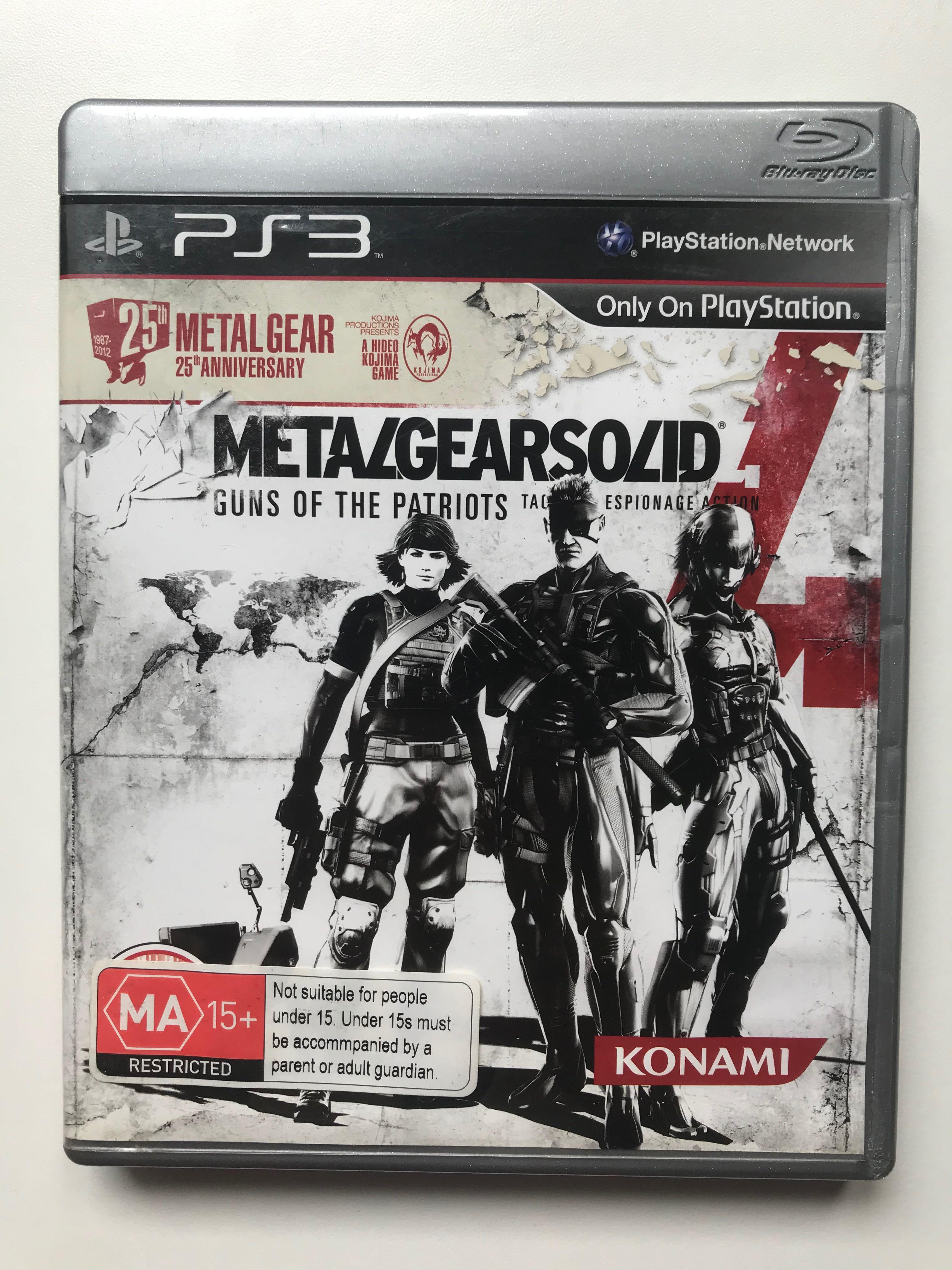 Metal Gear Solid PS3 Game Series, Video Gaming, Video Games ...