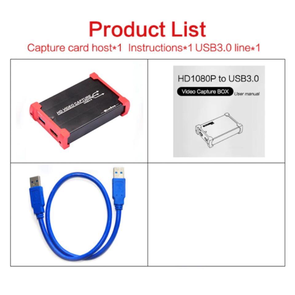 MiraBox Full HD USB3.0 1080P HDMI Video Capture Card Box standard for ...