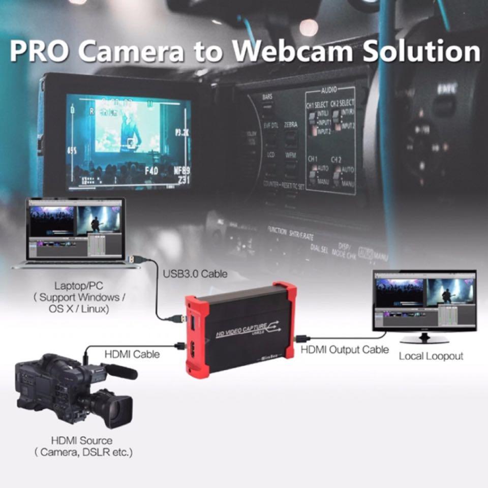 MiraBox Full HD USB3.0 1080P HDMI Video Capture Card Box standard for ...