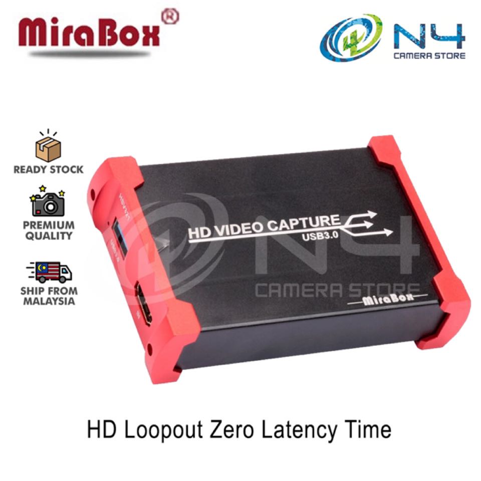 MiraBox Full HD USB3.0 1080P HDMI Video Capture Card Box standard for ...