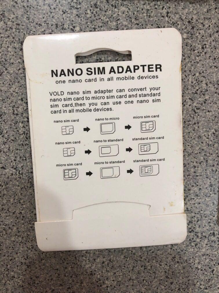Nano Sim adapter, Audio, Portable Audio Accessories on Carousell