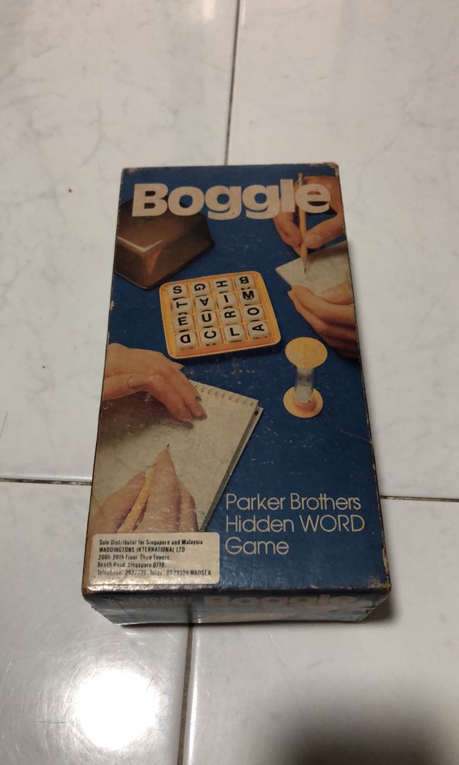 Original Old School Boggle, Hobbies & Toys, Toys & Games on Carousell