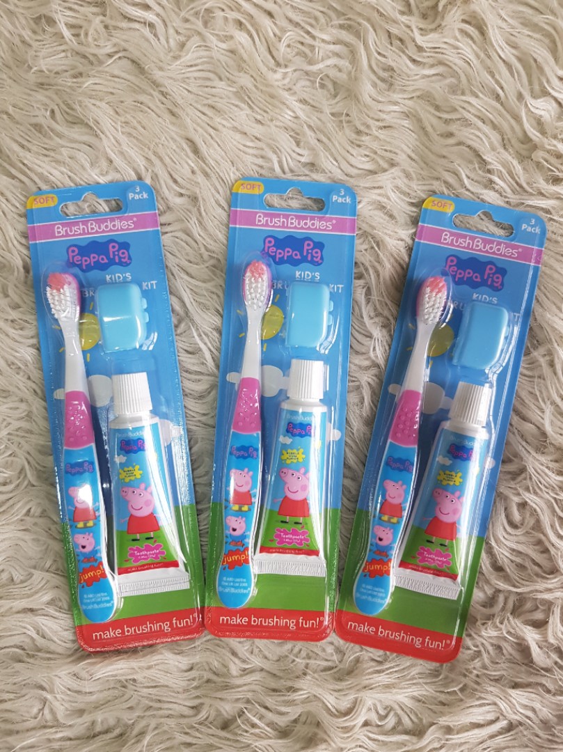 Peppa Pig Kids Brushing Kit, Babies & Kids, Nursing & Feeding, Weaning ...