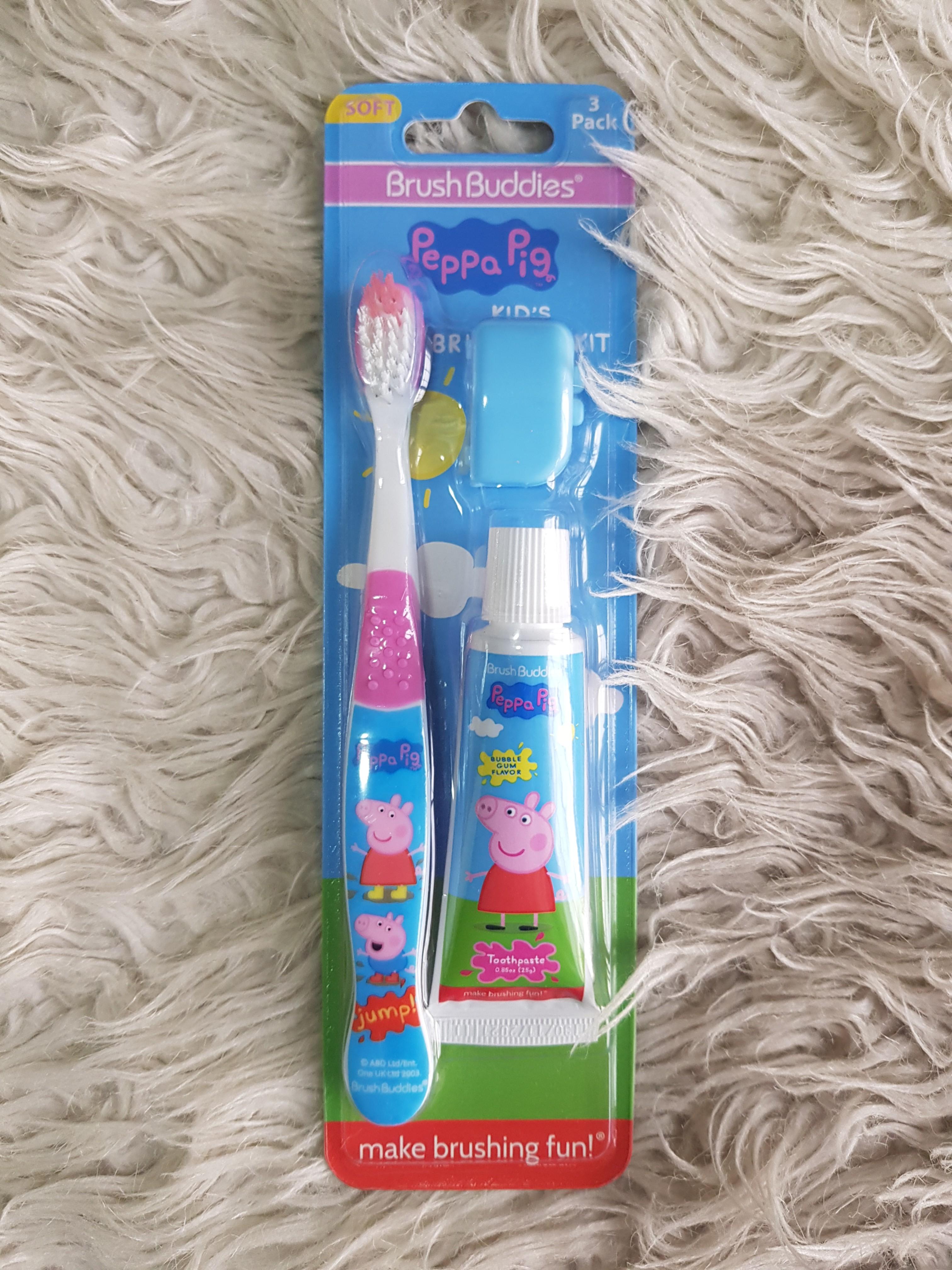 Peppa Pig Kids Brushing Kit, Babies & Kids, Nursing & Feeding, Weaning ...