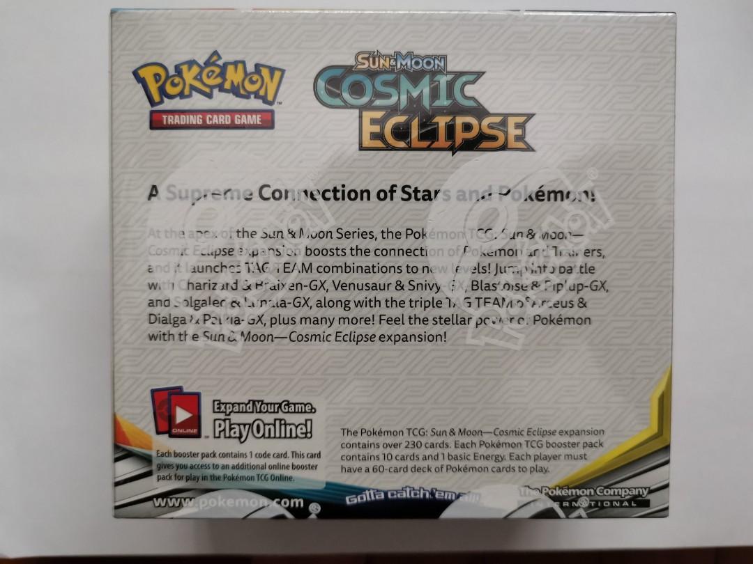 Pokemon TCG Cosmic Eclipse SEALED Booster Box, Toys & Games, Board ...