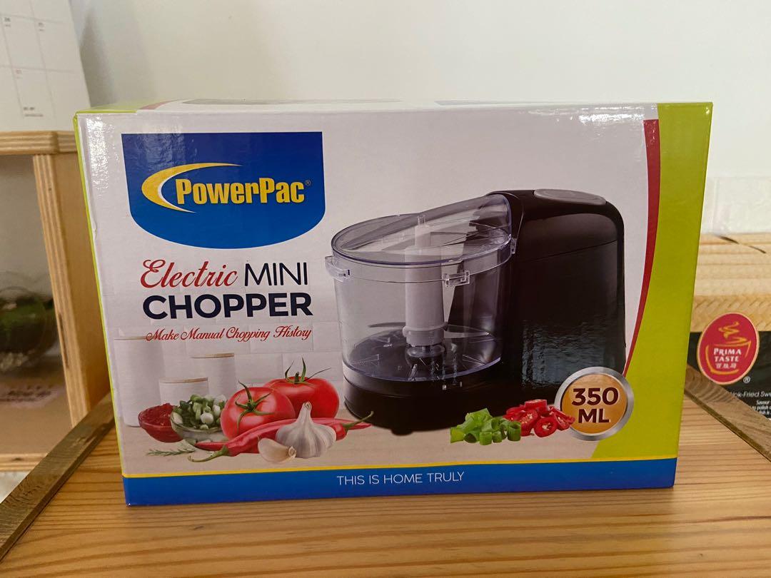 Power Pac Electric Mini Chopper 350ml, TV & Home Appliances, Kitchen ...