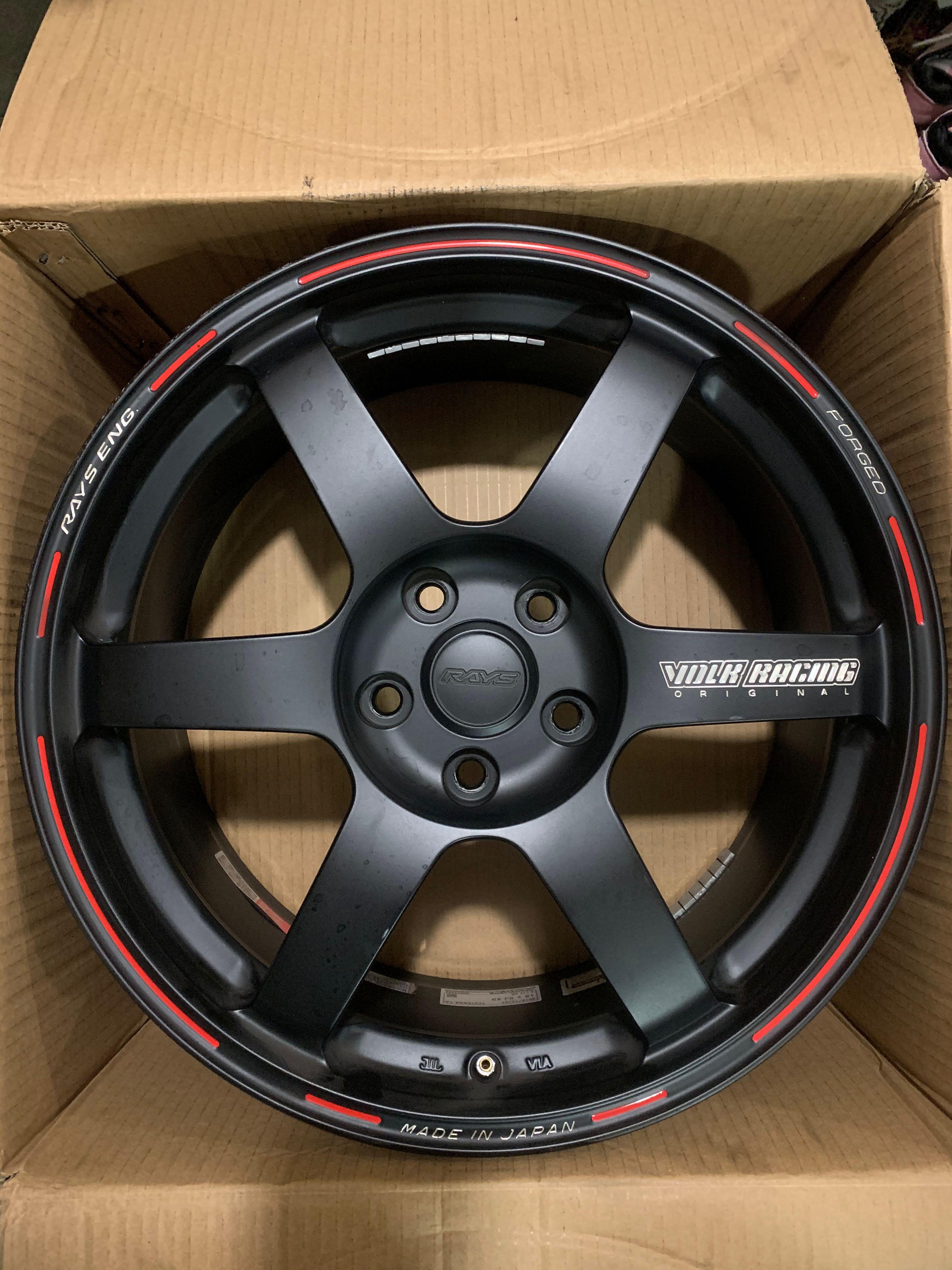 ORIGINAL RAY 18 FORGED VOLK RACING TE 37 SAGA TIME ATTACK EDITION, Car ...