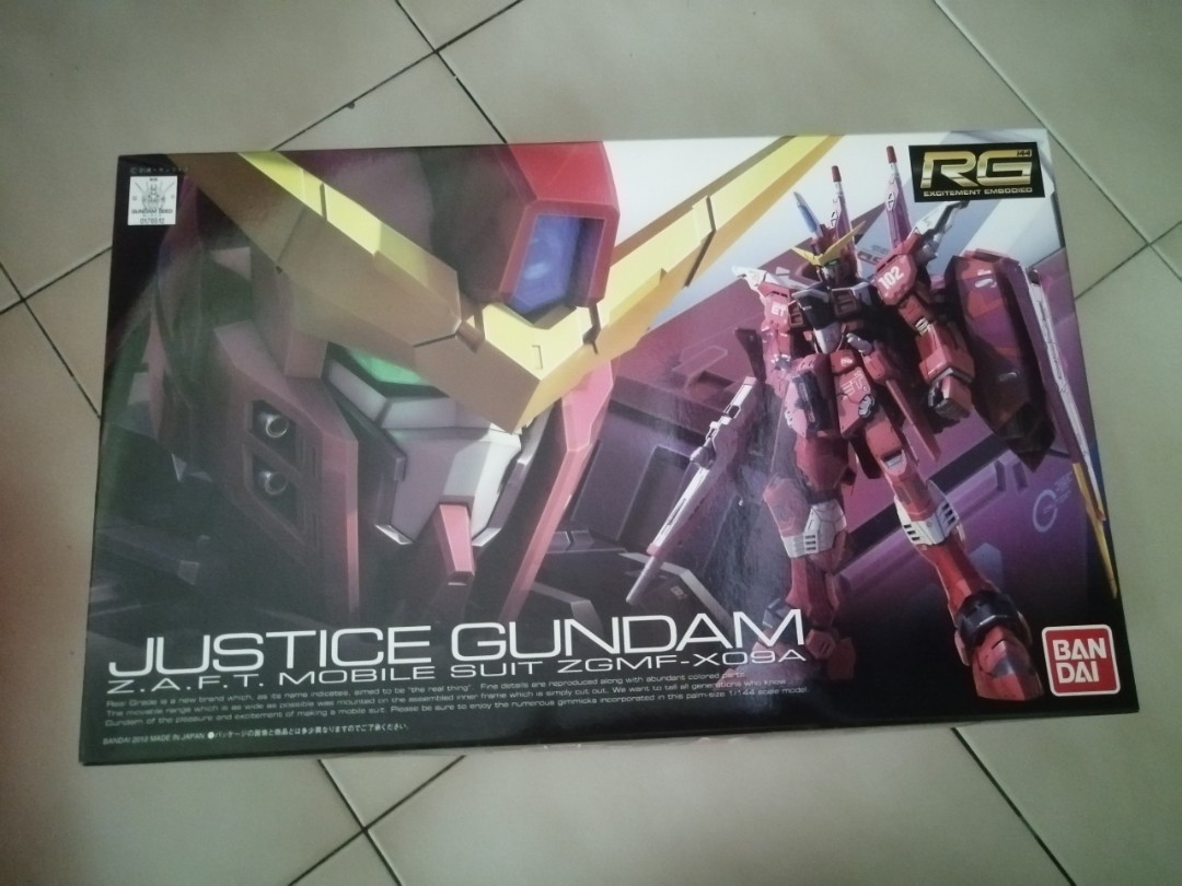 RG Justice Gundam, Hobbies & Toys, Toys & Games on Carousell