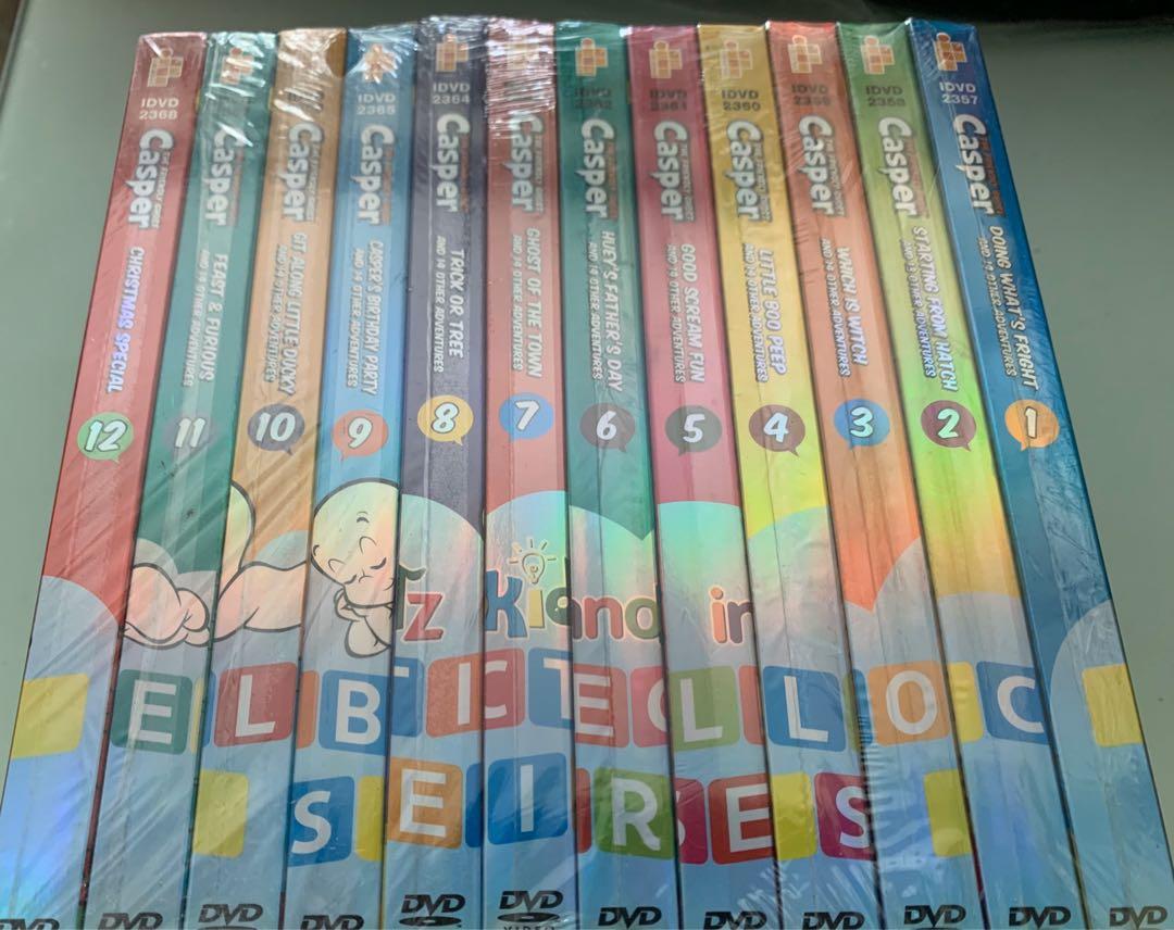 Set of 12 classic Casper Dvds, Hobbies & Toys, Music & Media, CDs ...