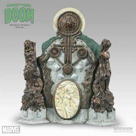 Sideshow Dr Doom on Throne Premium Format, Hobbies & Toys, Toys & Games ...