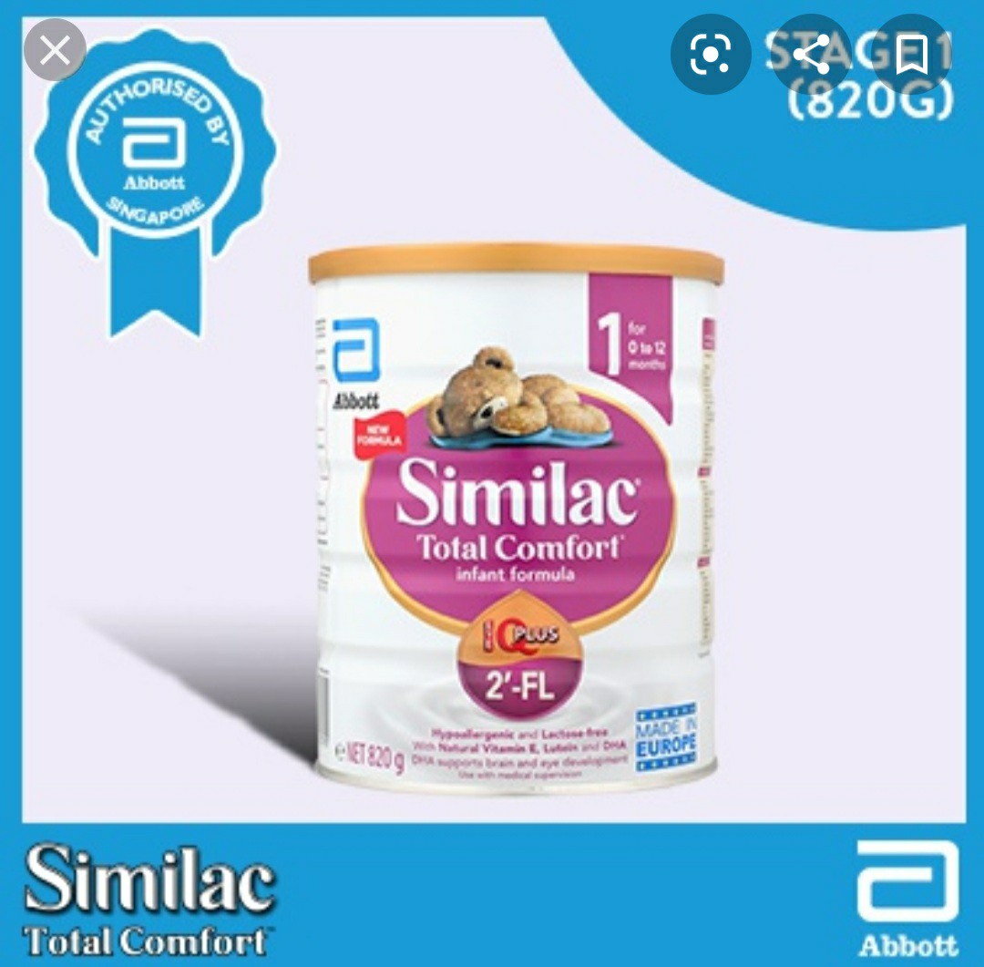 Similac Total Comfort Stage 1, Babies & Kids, Nursing & Feeding ...