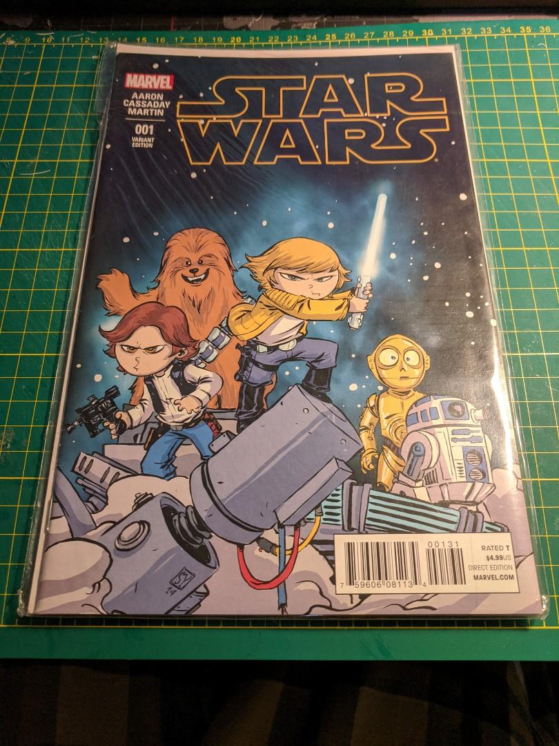 Star Wars Marvel Issue #001 Variant Edition Comic, Hobbies & Toys ...