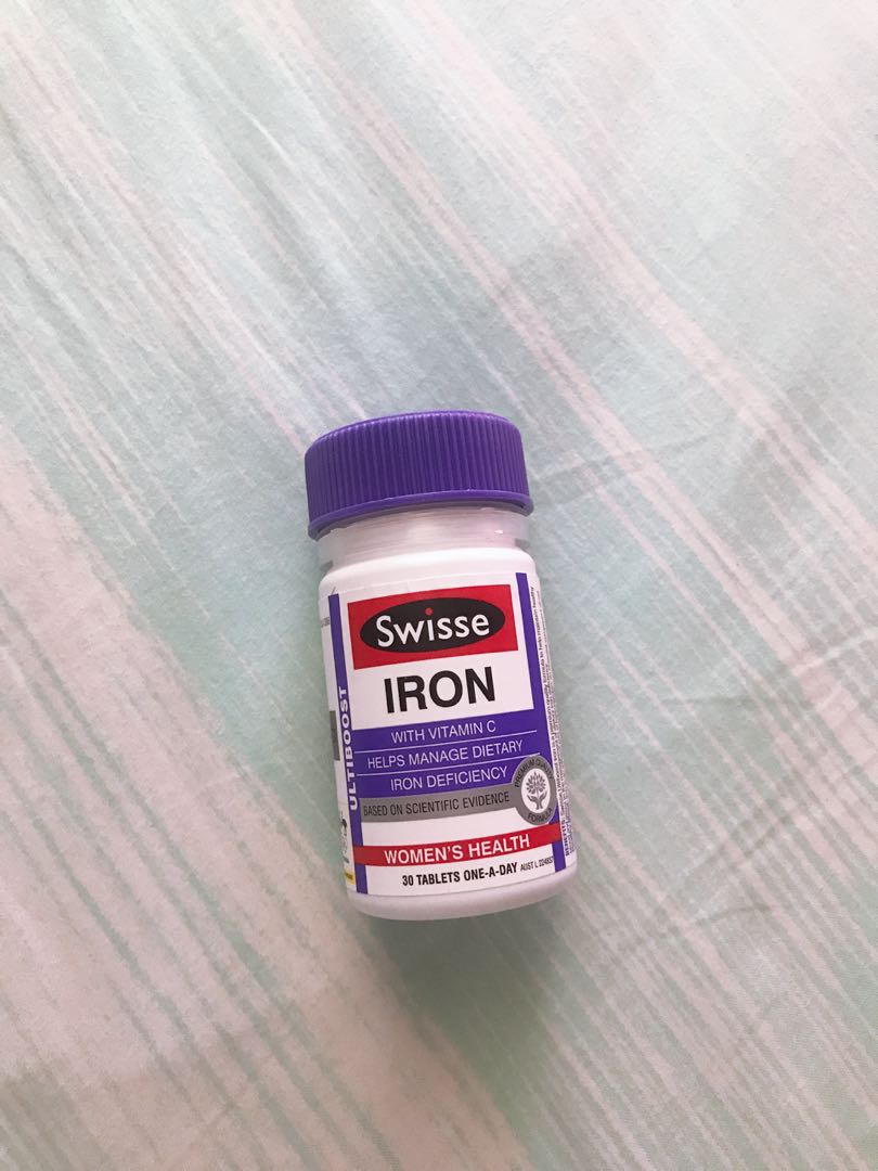 Swisse Ultiboost Iron Tablets, Health & Beauty, Bath & Body on Carousell