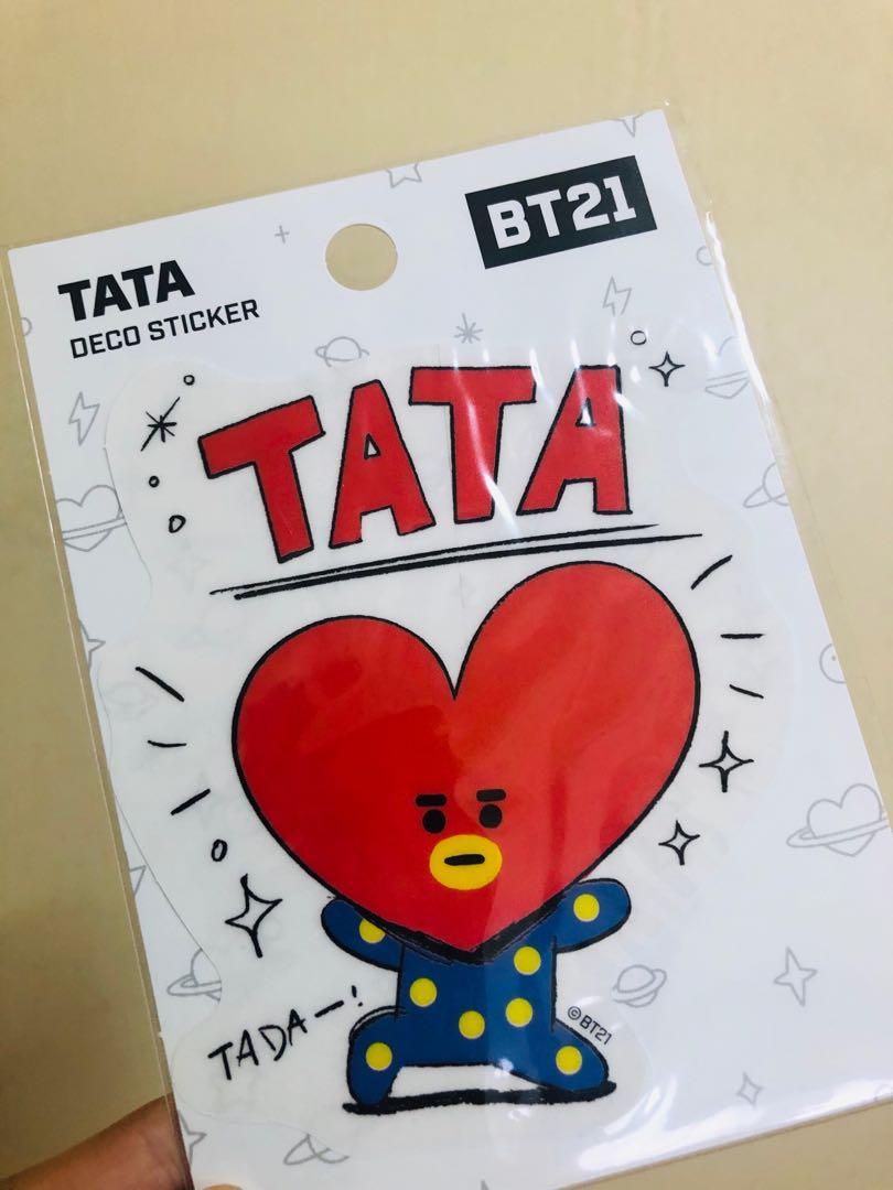 Tata BT21 Sticker, Hobbies & Toys, Memorabilia & Collectibles, K-Wave ...
